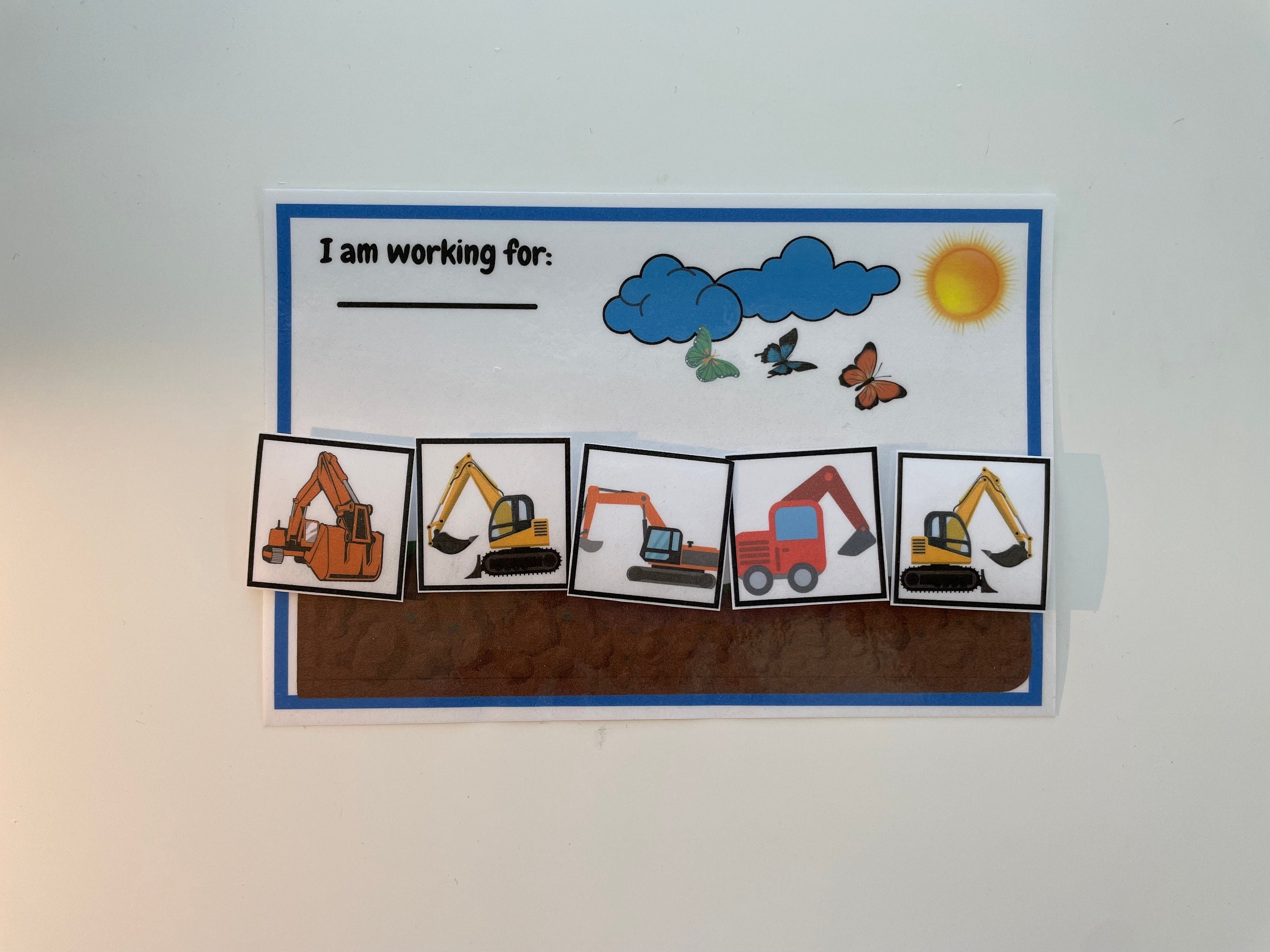 Tractor Token Board/token Economy/reward Chart/special Education ...