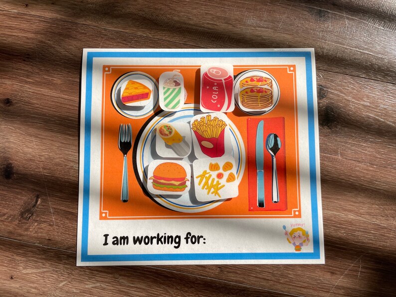 Happy Meal Token Board/token Economy/reward Chart/special Education ...