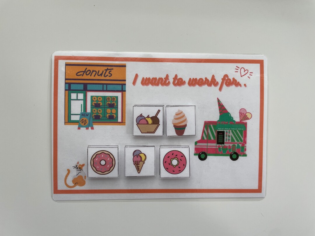 Donuts and Ice Cream Shop Token Board/token Economy/reward Chart ...
