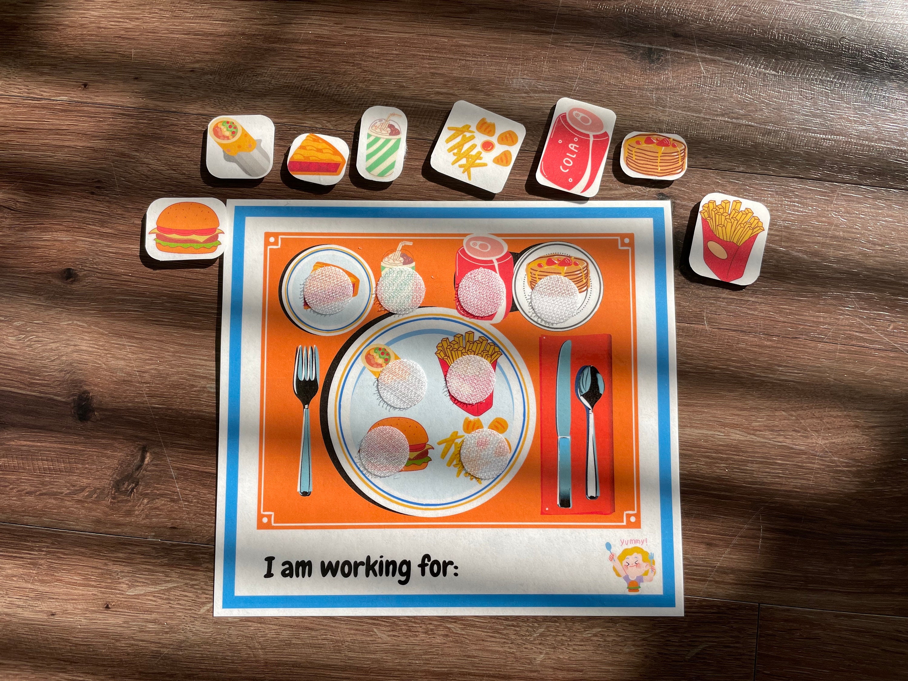 Happy Meal Token Board/token Economy/reward Chart/special Education ...