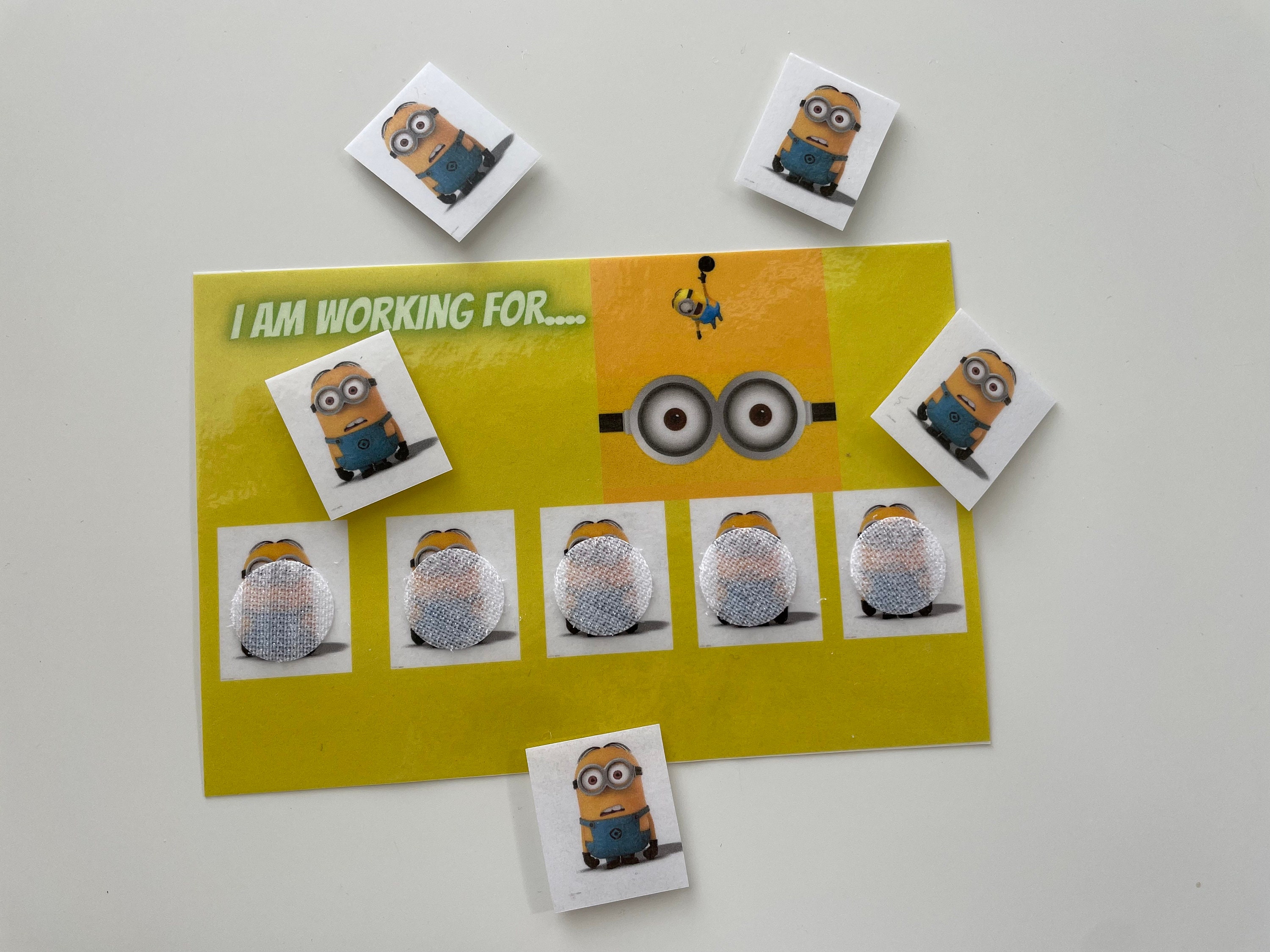 Minions Token Board/reward Chart - Digital Product - Etsy