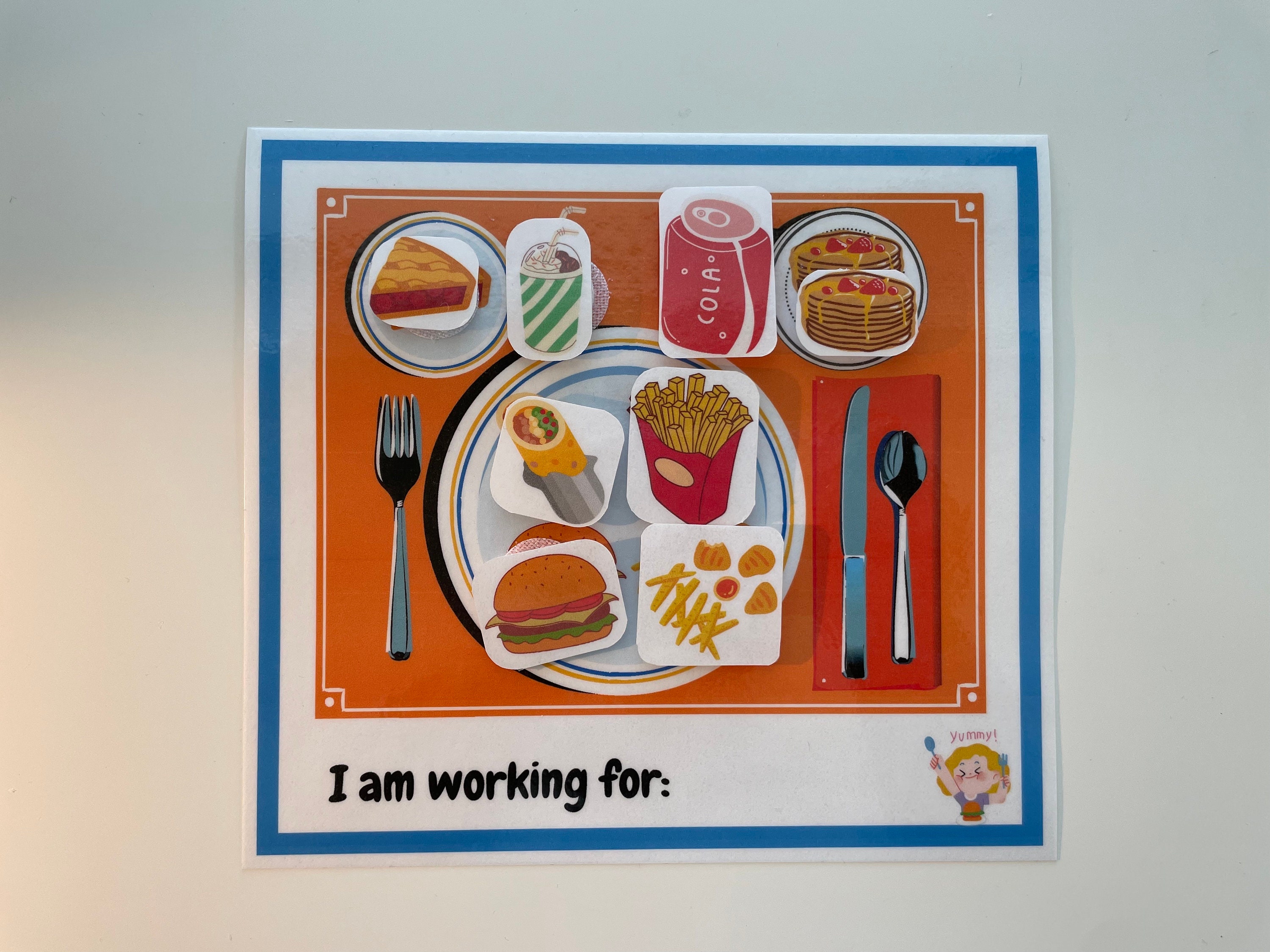 Happy Meal Token Board/token Economy/reward Chart/special Education ...
