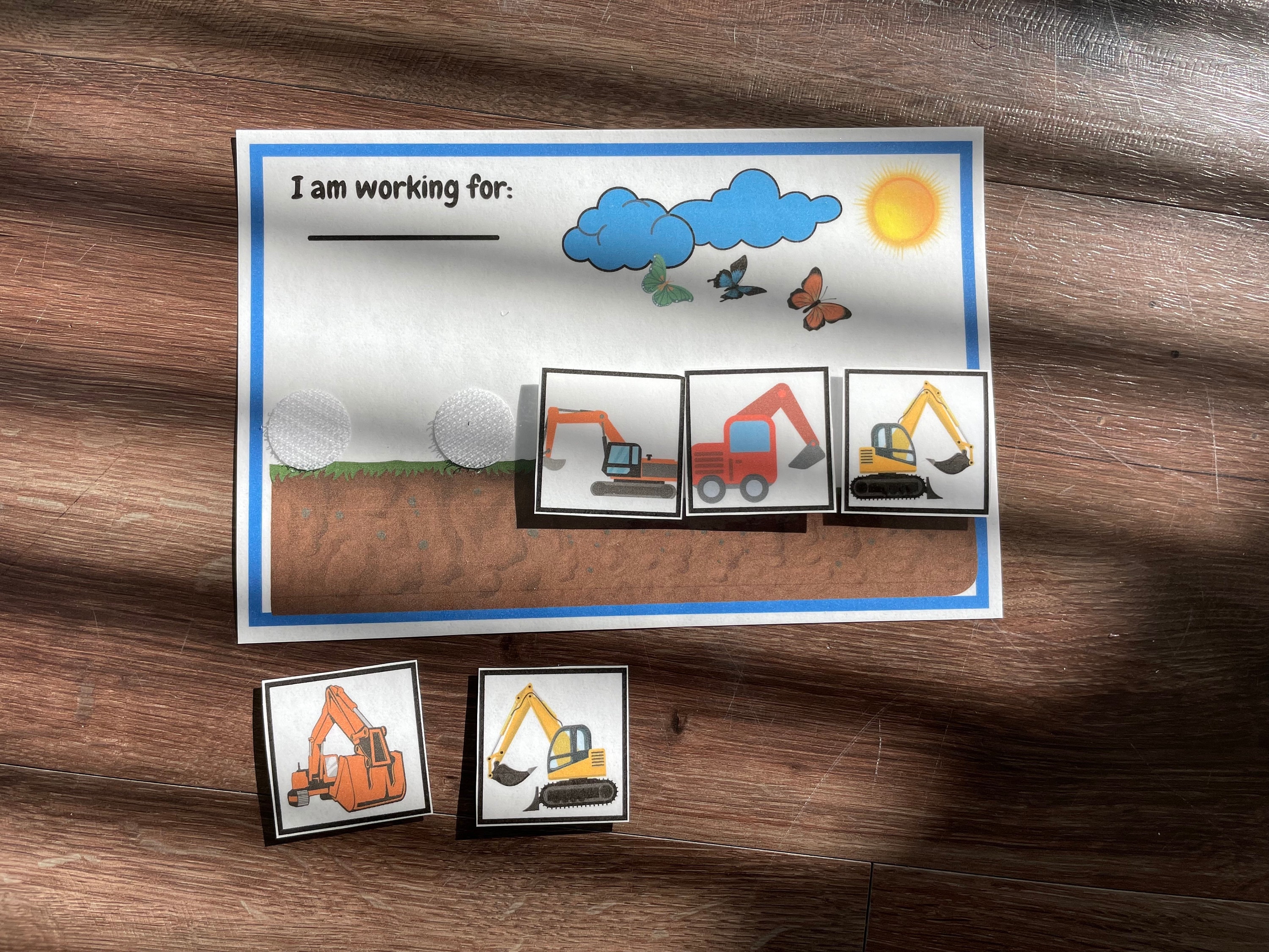 Tractor Token Board/token Economy/reward Chart/special Education ...