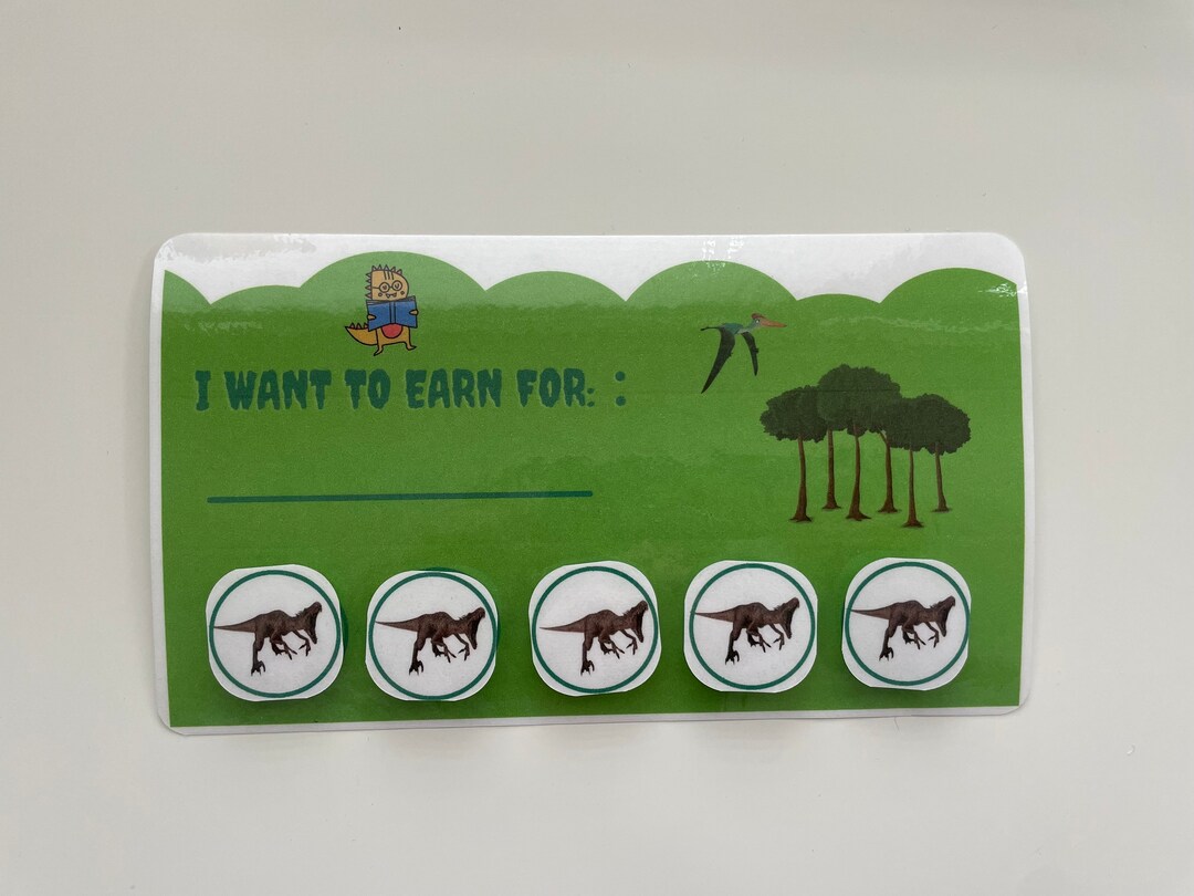 Dinosaur Token Board/token Economy/reward Chart/special Education ...