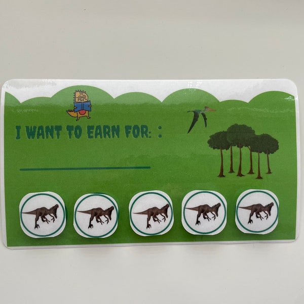 Dinosaur Token Board - Etsy