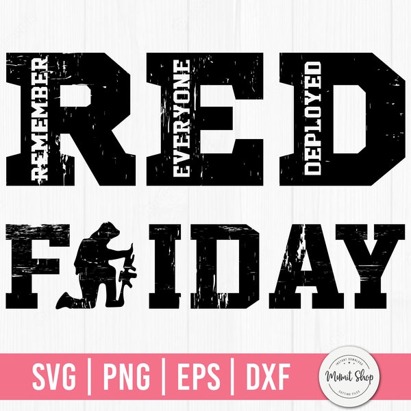 Red Friday Svg - Etsy