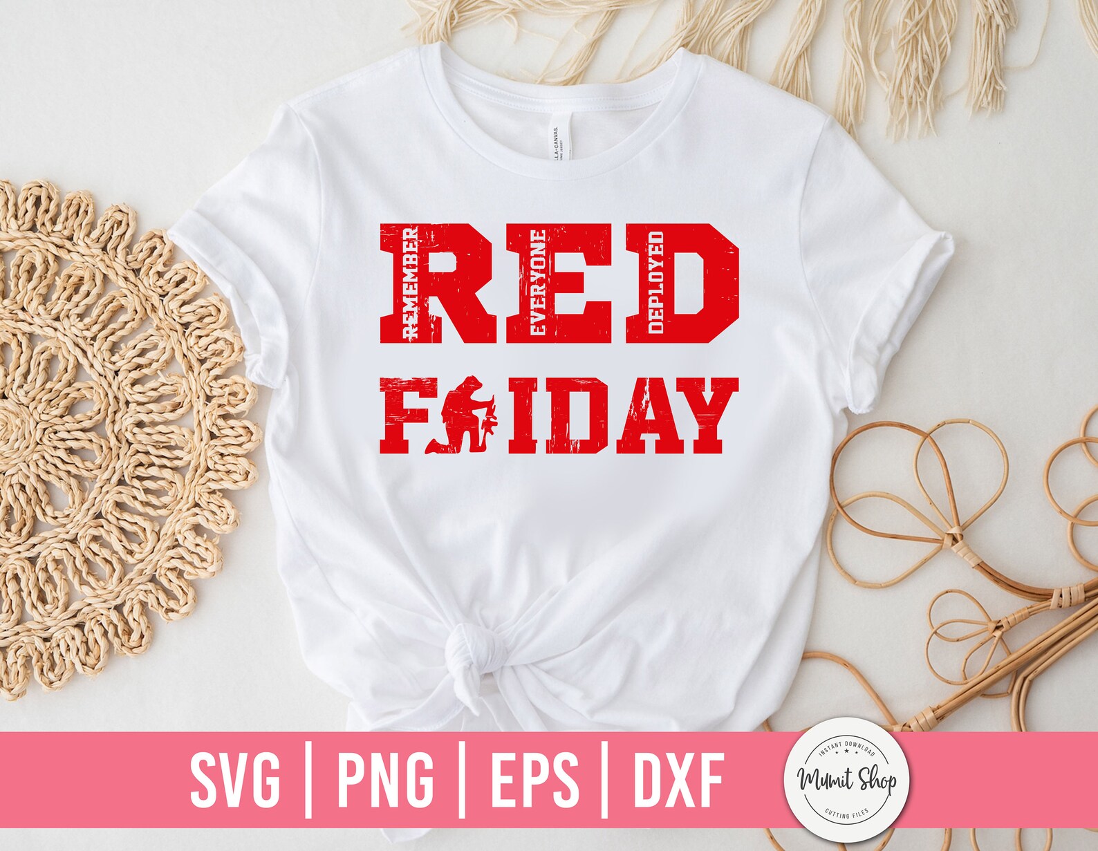 RED Friday Svg Remember Everyone Deployed Svg Patriotic - Etsy