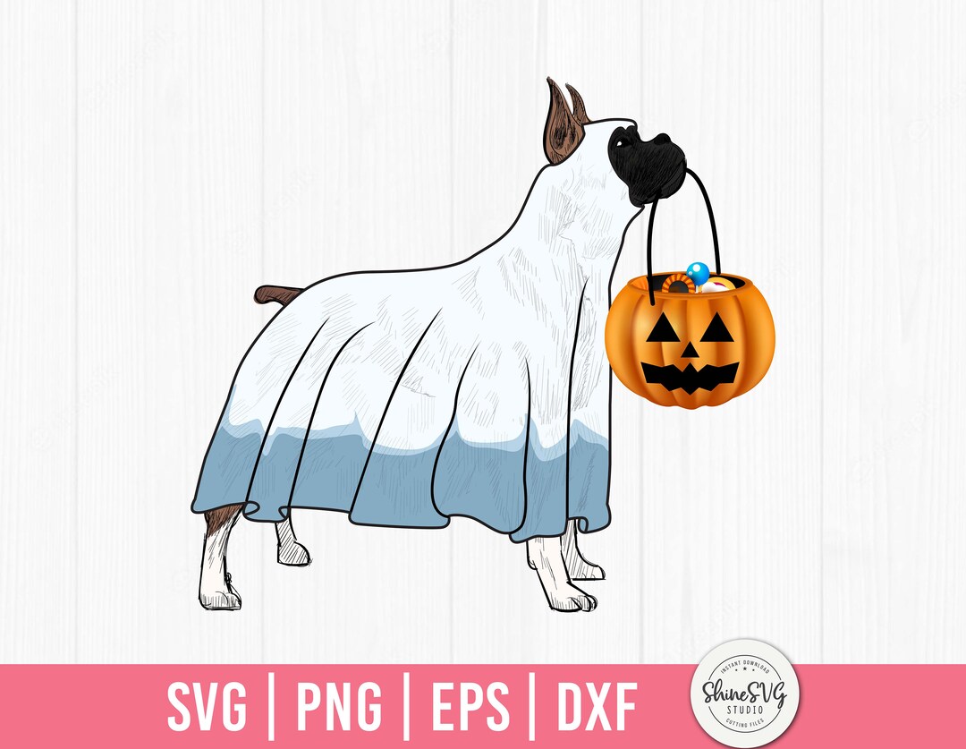 Ghost Boxer Retro Spooky Season Png Ghost Boxer Halloween - Etsy
