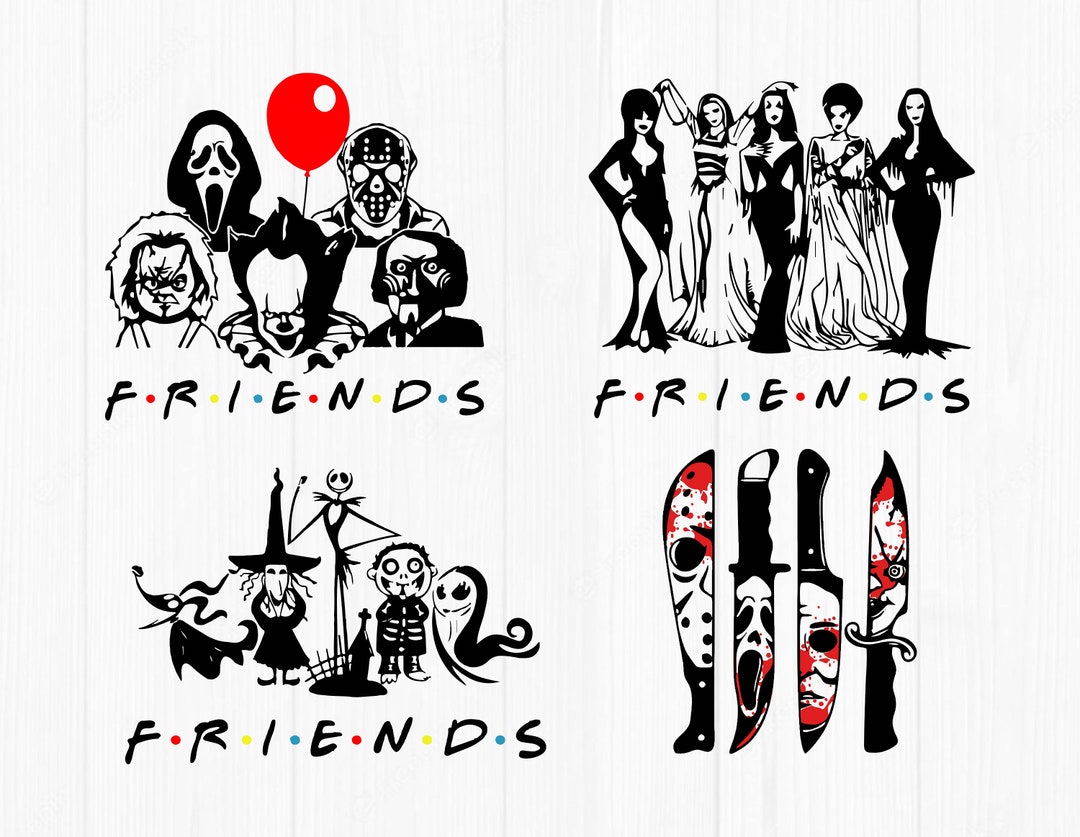 Horror SVG Bundle Halloween Horror svg Horror Freunde svg - Etsy.de