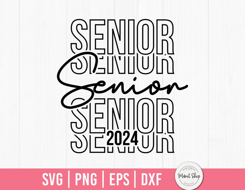Senior 2024 Svg, Senior Retro Svg, Senior Svg, Graduation Svg, Last Day ...