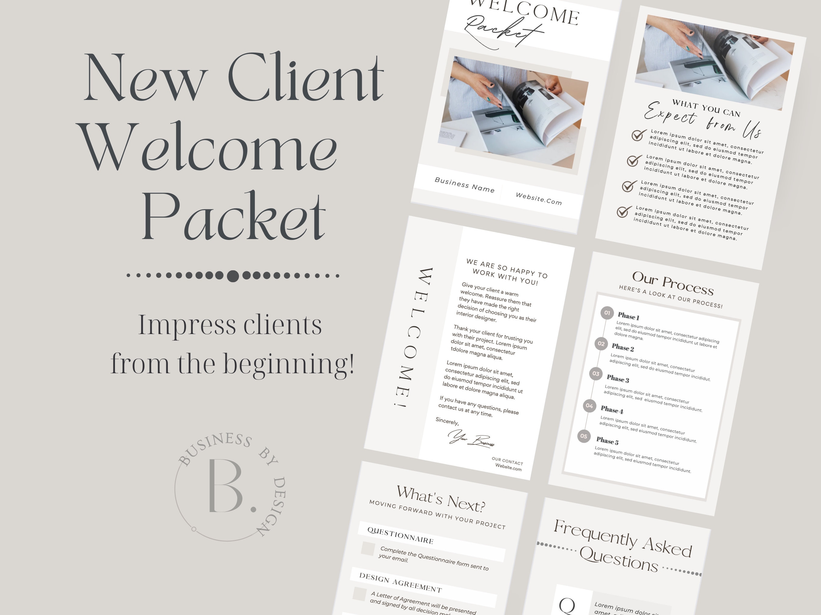 New Client Welcome Packet for Creatives & Entrepreneurs New Client ...