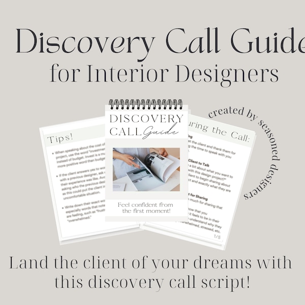 Discovery Call Template - Etsy