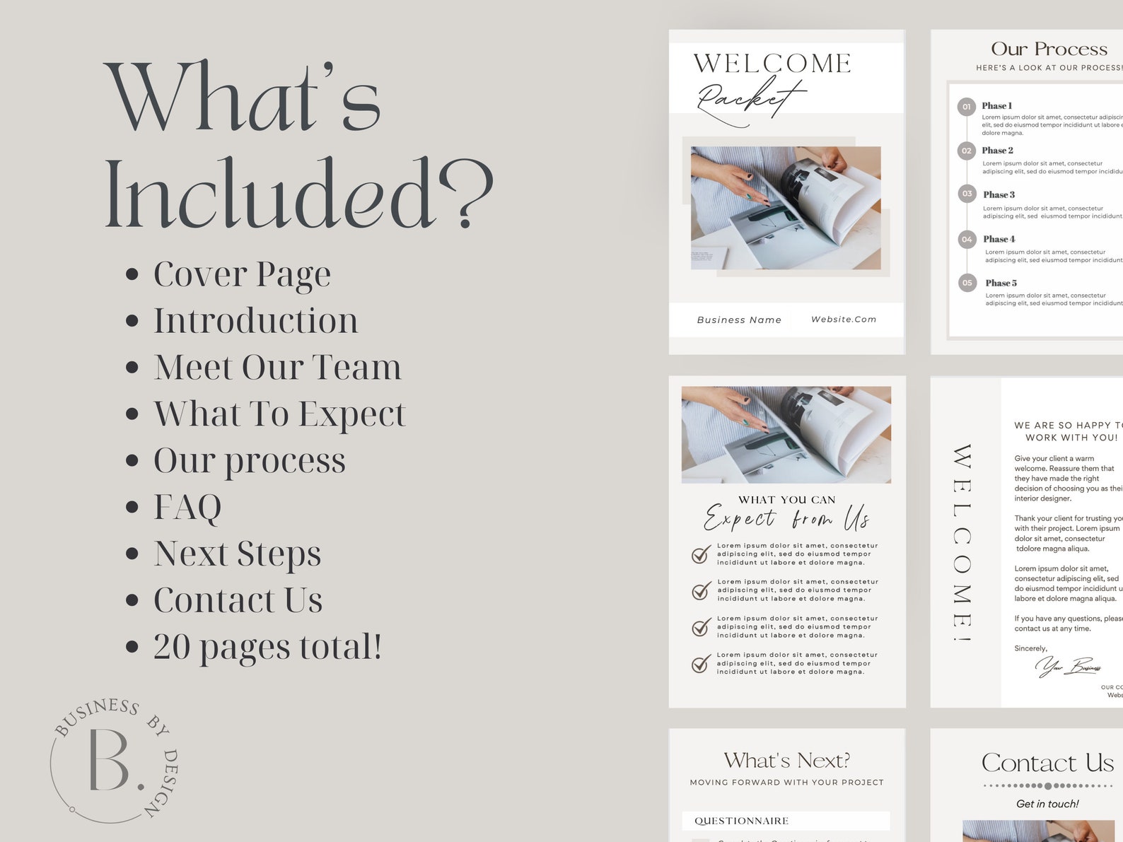 New Client Welcome Packet for Creatives & Entrepreneurs New Client ...