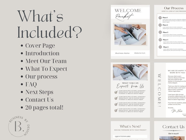New Client Welcome Packet for Creatives & Entrepreneurs New Client ...