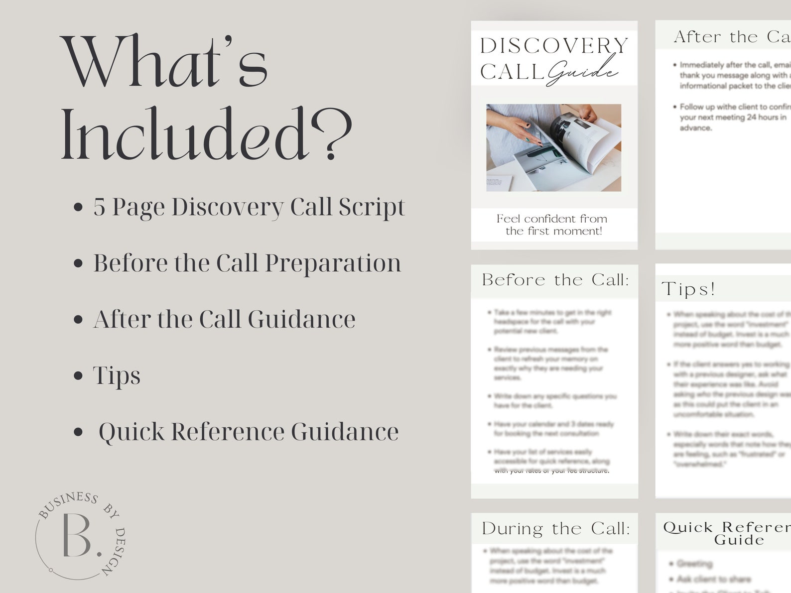 Discovery Call Script for Interior Designers, Discovery Call Guide for ...