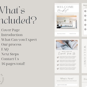 Client Welcome Packet for Interior Designers Template New Client Packet ...