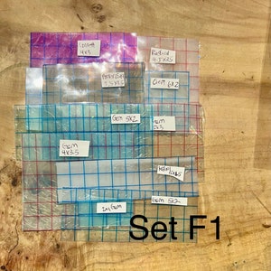 Variety Pack Silicone Mold Inserts/overlays/resin Crafts/special ...