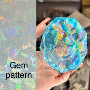 Holographic Silicone Inserts for Resin Projects/sunburst/gem Pattern ...