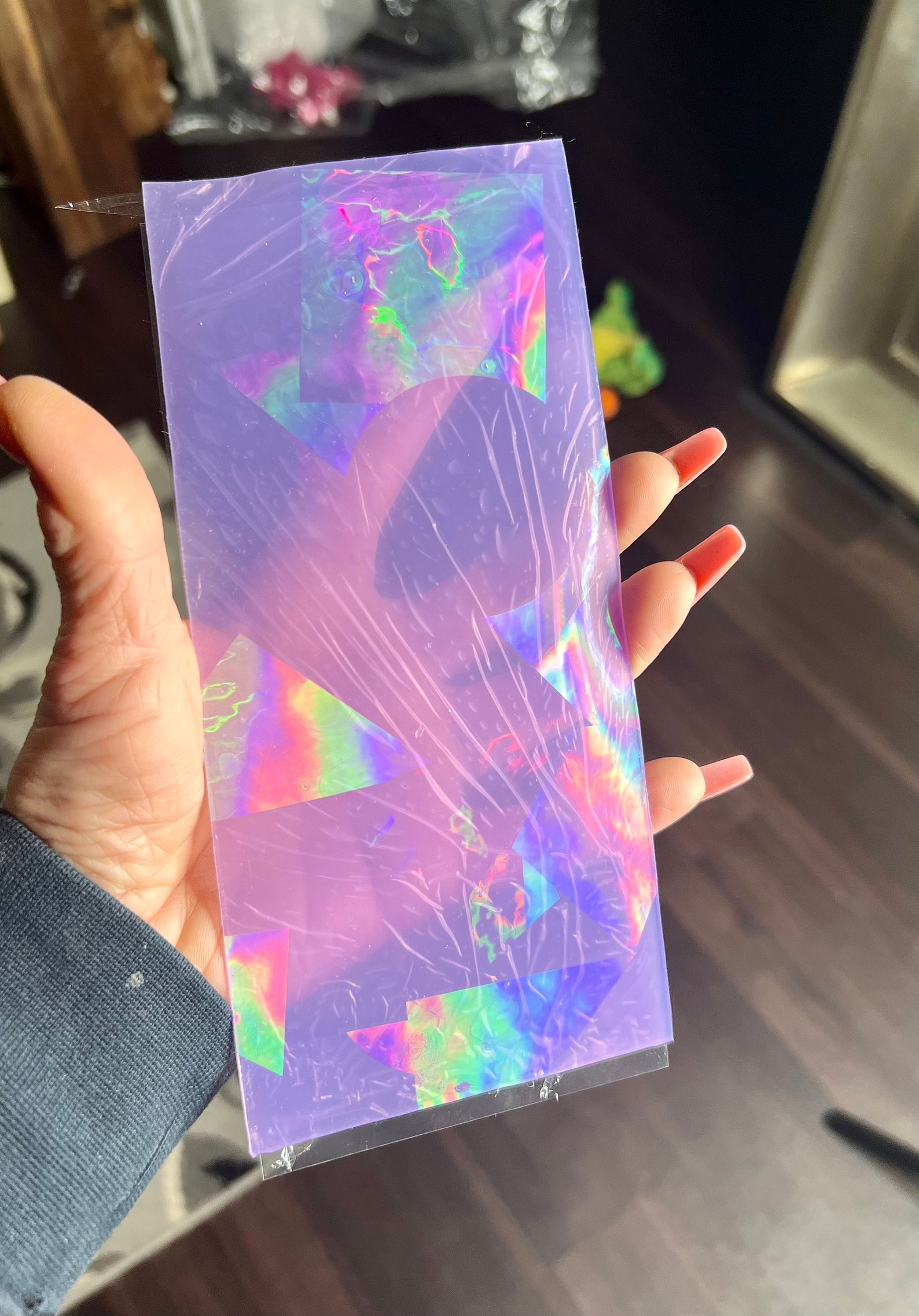 5x3.5 Holographic Silicone Mold Inserts/overlays/resin Crafts/special ...