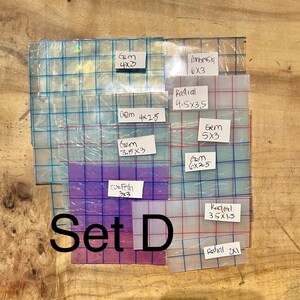 Variety Pack Silicone Mold Inserts/overlays/resin Crafts/special ...