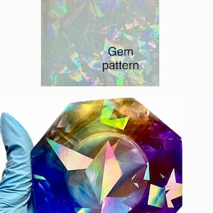Holographic Silicone Mold Inserts/overlays/resin Crafts/special Effects ...