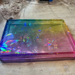 8x12 Holographic Silicone Mold Inserts/overlays/resin Crafts/special ...