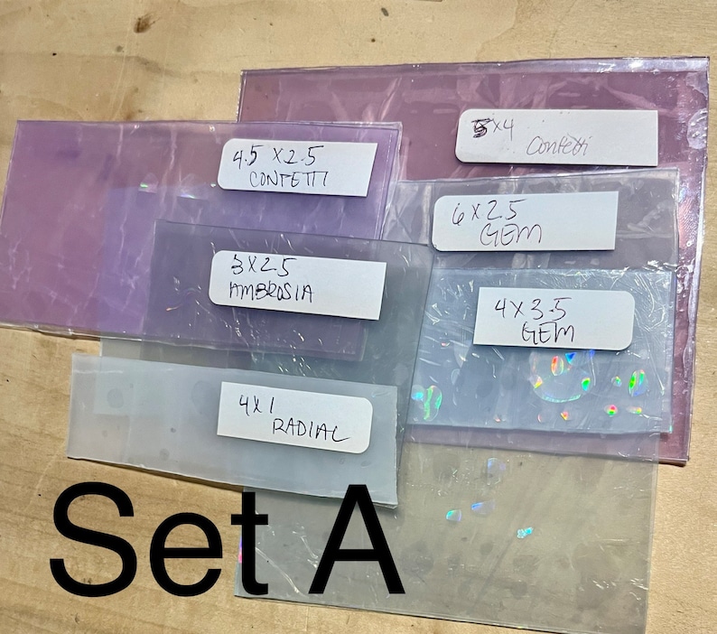 Variety Pack Silicone Mold Inserts/overlays/resin Crafts/special ...