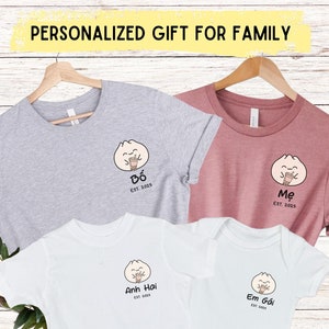 Vietnamese Ba Ong Ngoai Noi Bao Bun Dumpling Shirt, Personalized ...