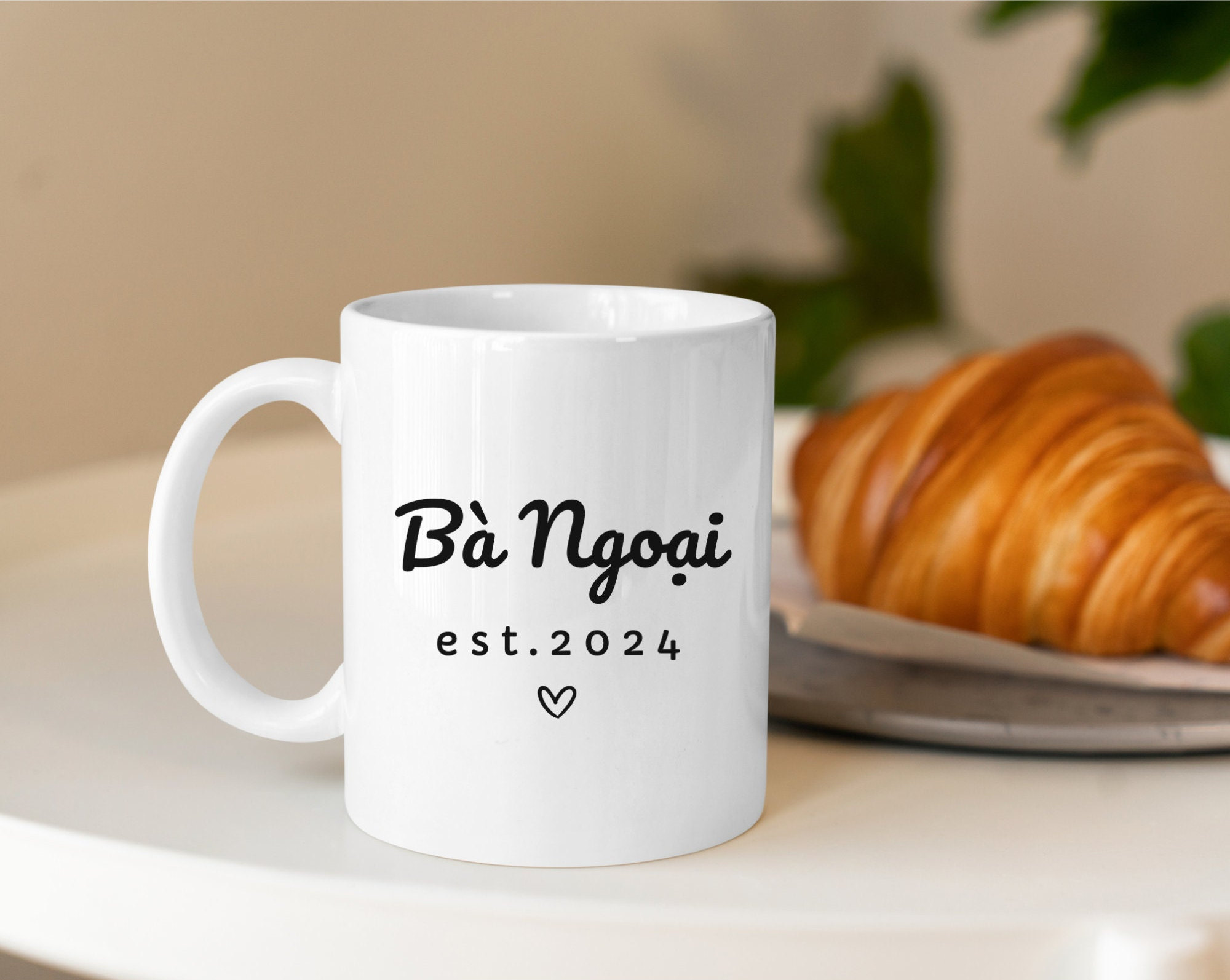 Vietnamese Ba Ngoai Ong Noi Mug, Custom Grandma Grandpa Cup Vietnam ...