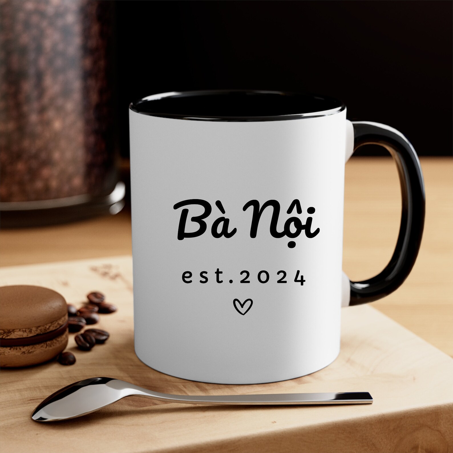 Vietnamese Ba Ngoai Ong Noi Mug, Custom Grandma Grandpa Cup Vietnam ...