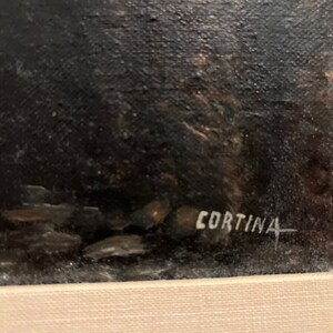 Maximo Cortina Oil on Canvas - Etsy