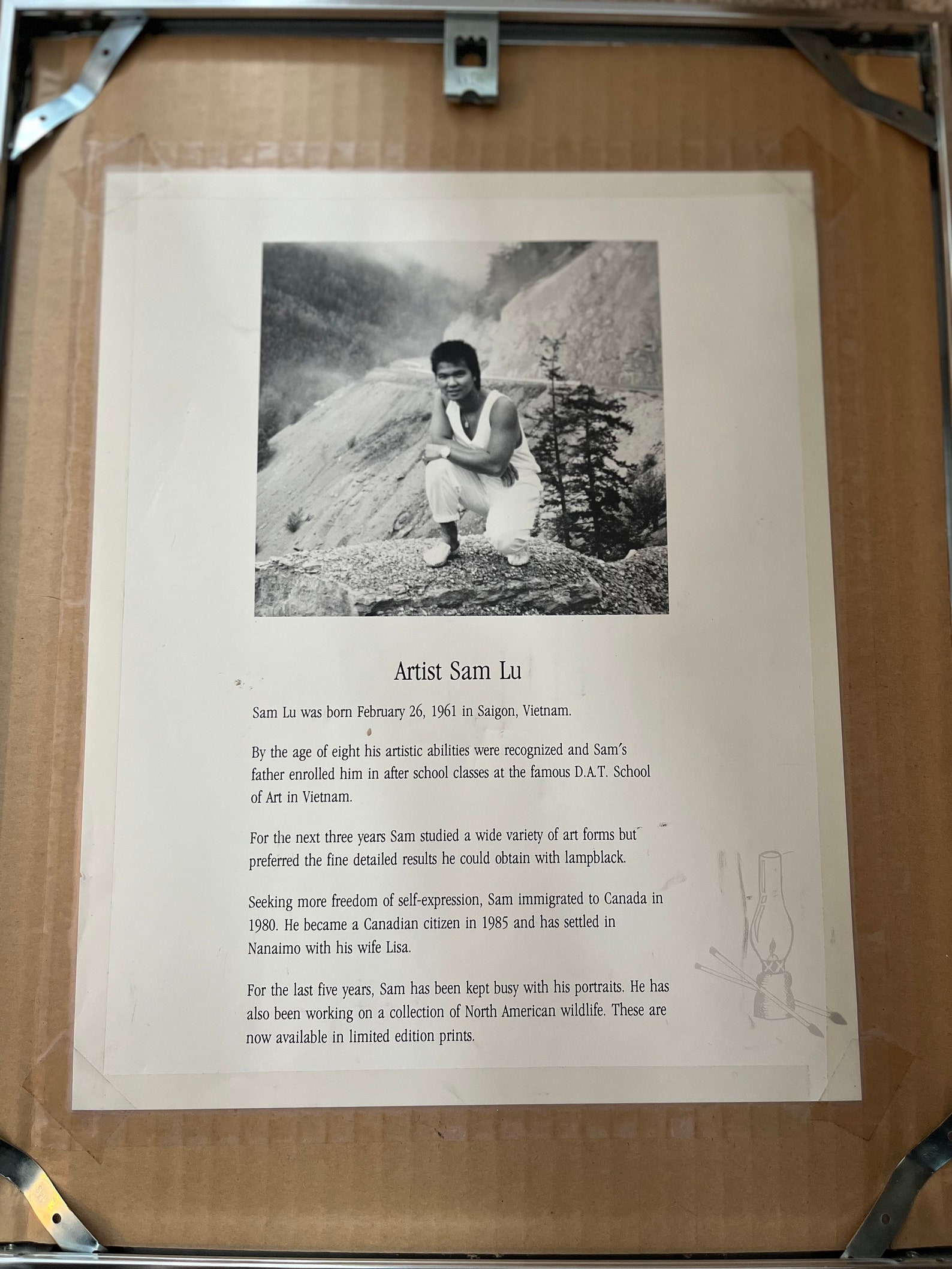 Vintage 11 X 14 Lynx Sam Lu Print - Etsy