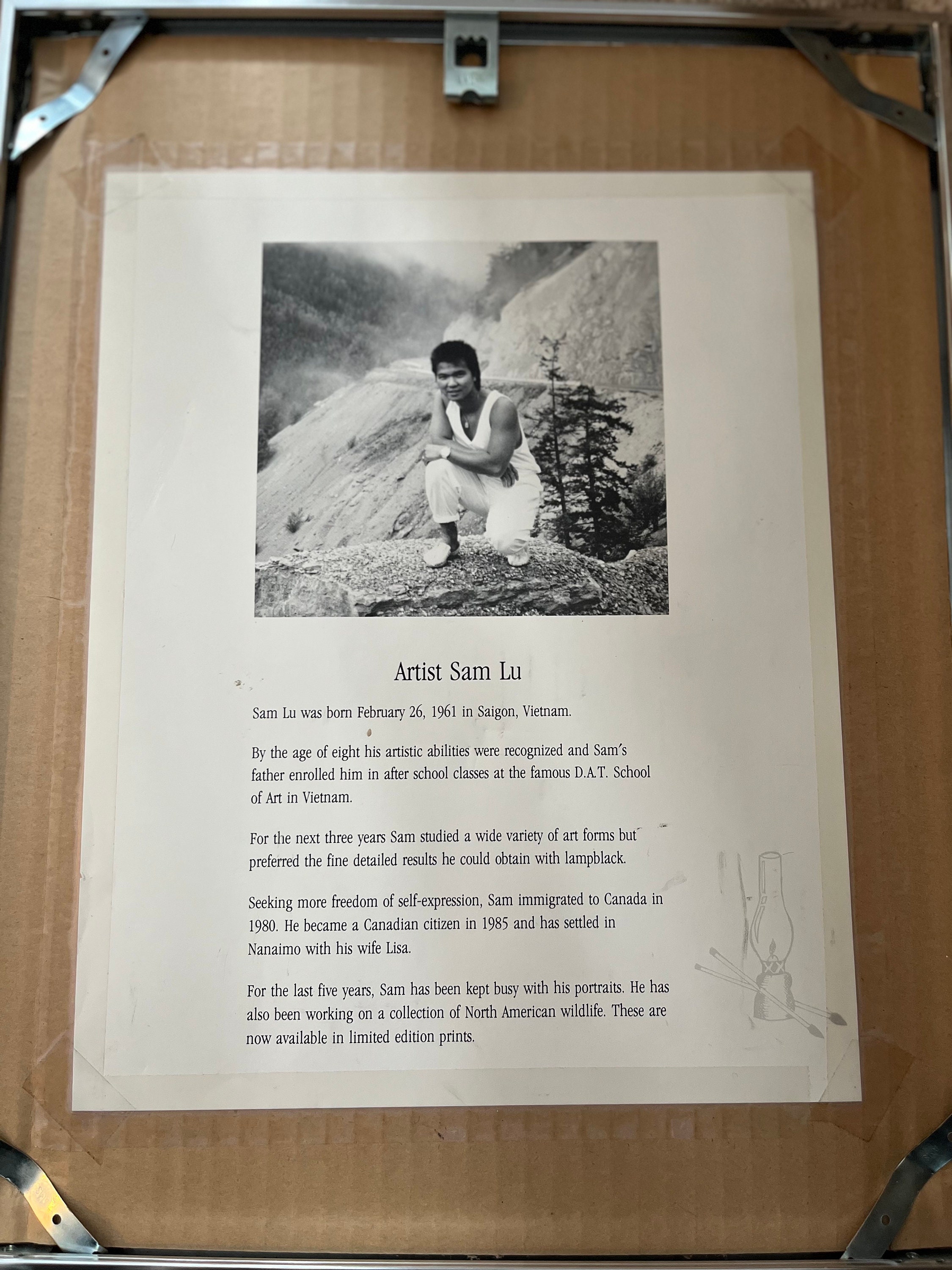 Vintage 11 X 14 Lynx Sam Lu Print - Etsy