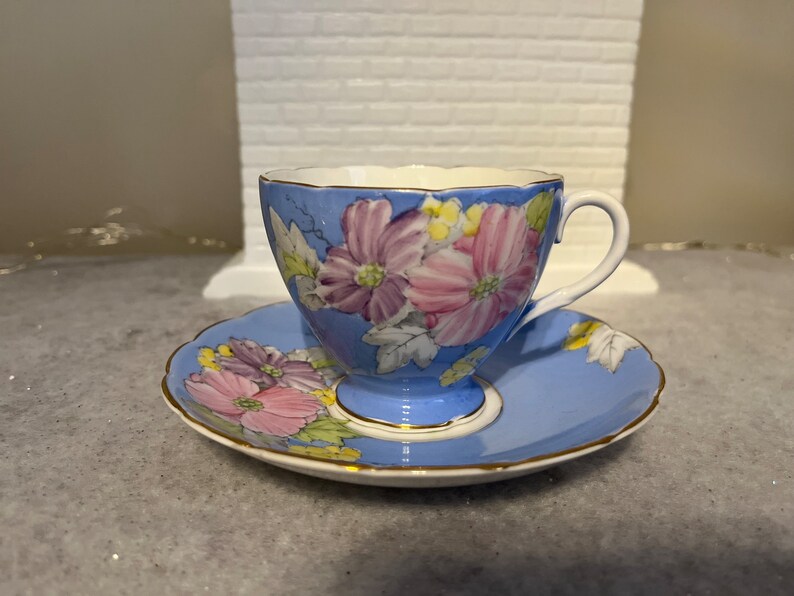 E.B. Foley Fine Bone China Begonia - Etsy