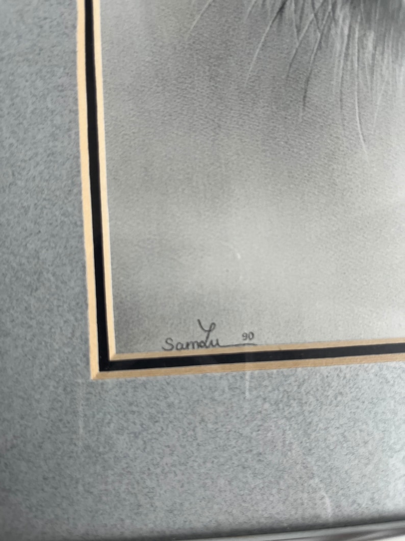 Vintage 11 X 14 Lynx Sam Lu Print - Etsy