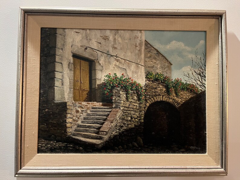 Maximo Cortina Oil on Canvas - Etsy