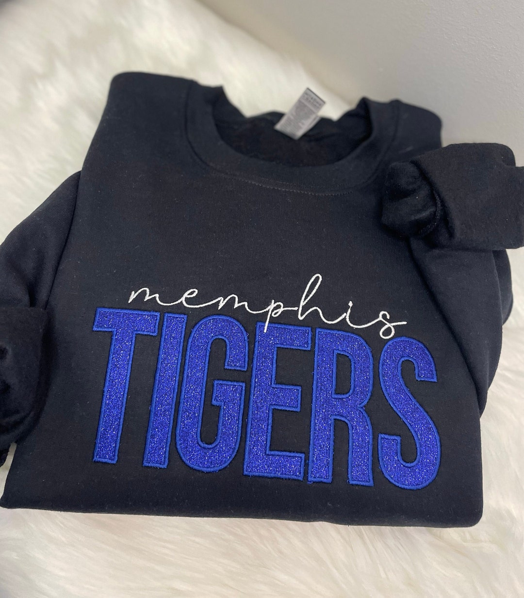 Memphis Tigers Sweatshirt Embroidery, Memphis Tigers Merch, Memphis ...