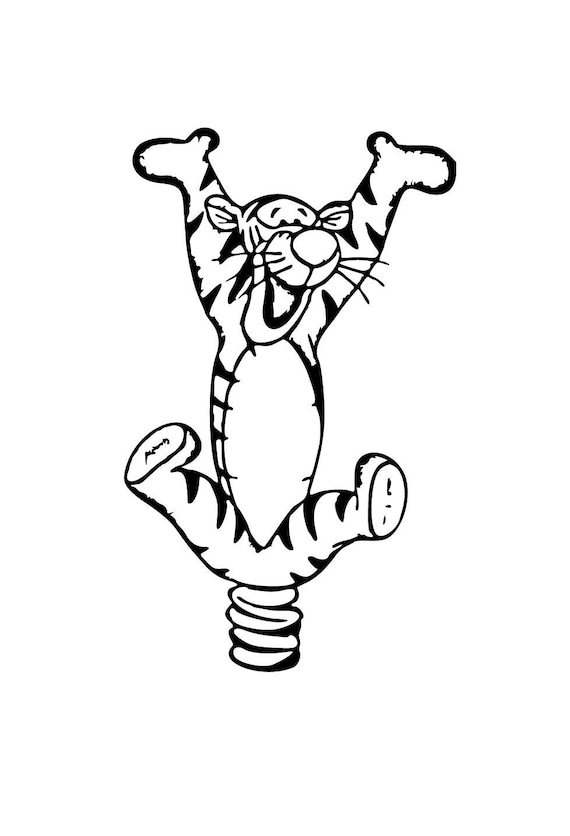Tigger Downloadable SVG | Etsy