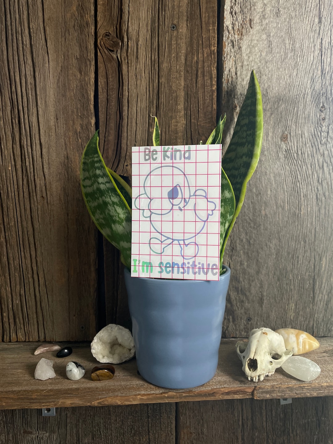 Be Kind I'm Sensitive Duck Vinyl Decal - Etsy