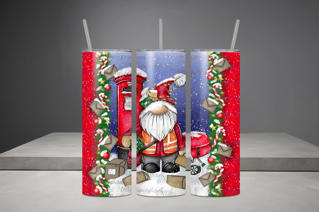 Postie Postman Gonk Gnome Christmas Clip Art Sublimation Design Tumbler ...