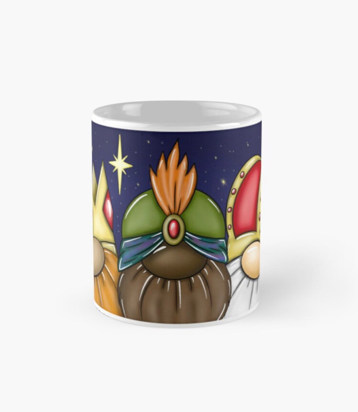 We Three Kings Christmas Nativity Gonk Gnome Mug Wrap Png Clip - Etsy UK