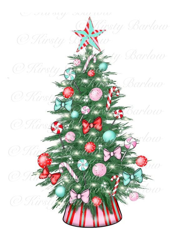 Candy Christmas Tree Clip Art Christmas Trees | Candy Cane Christmas