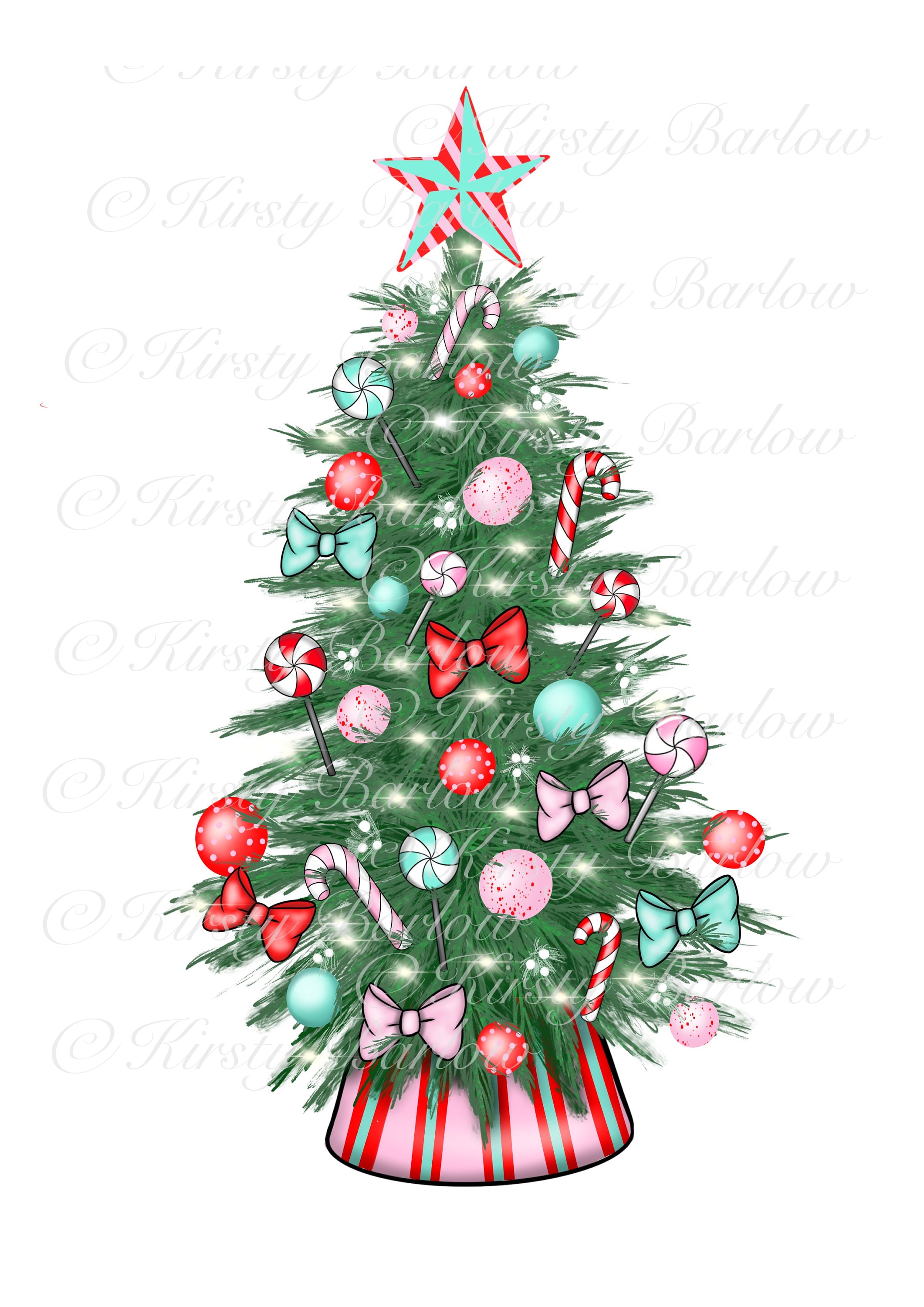 Candy Cane Lane Clip Art