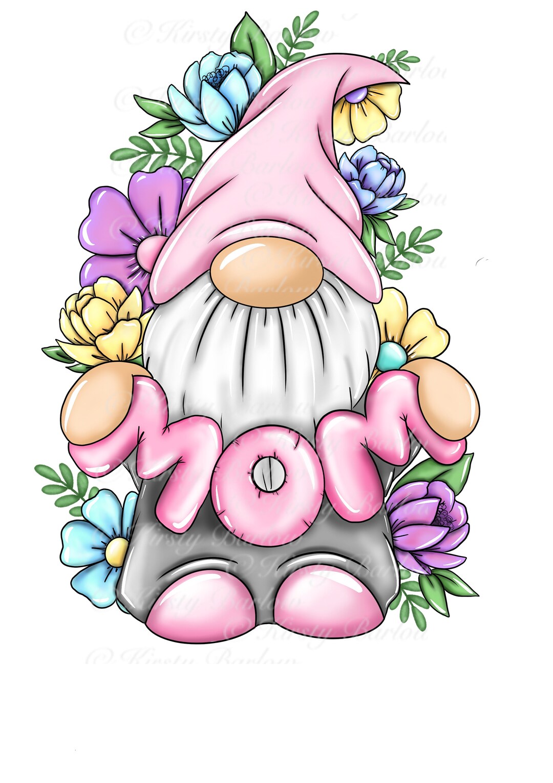 Mom Mother Day Gonk Gnome Png Clip Art Design for Sublimation - Etsy