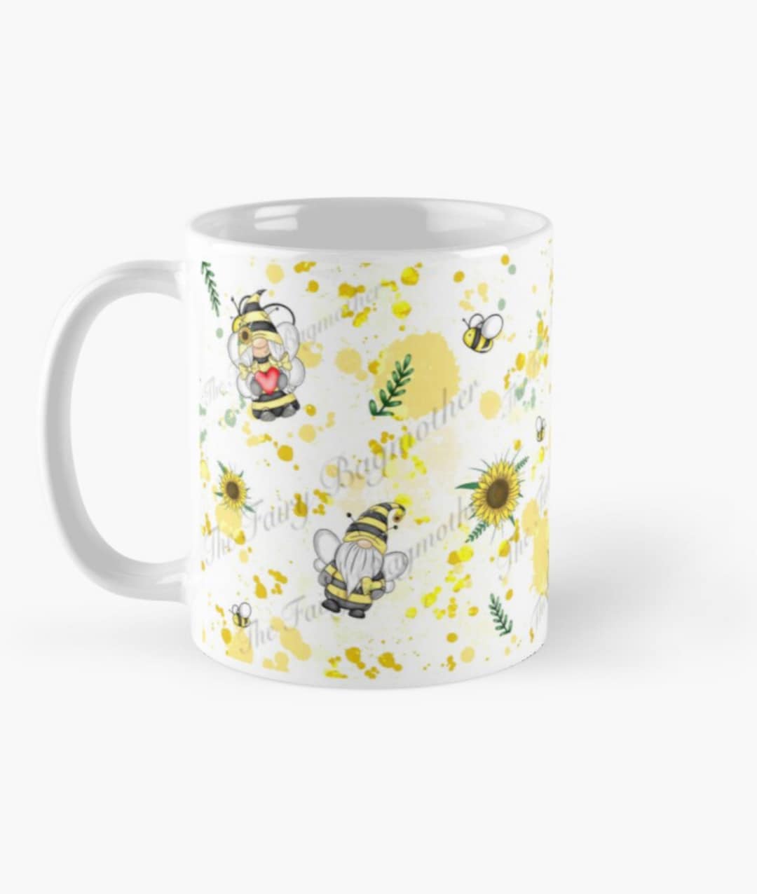 Busy Bee Gonk Gnome Art Splatter Mug Wrap Png Clip Art File Sublimation ...