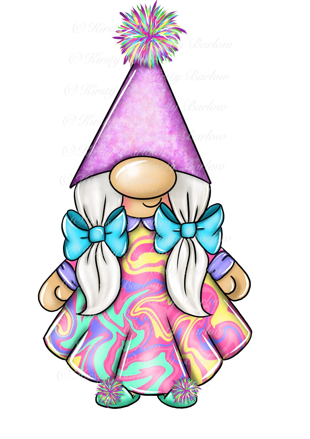 Birthday Party Gonk Gonkette Gnome Png Sublimation Illustration Design ...