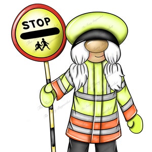 Lollipop Lady Woman Gonk Gnome Gonkette Png Clip Art Design for ...