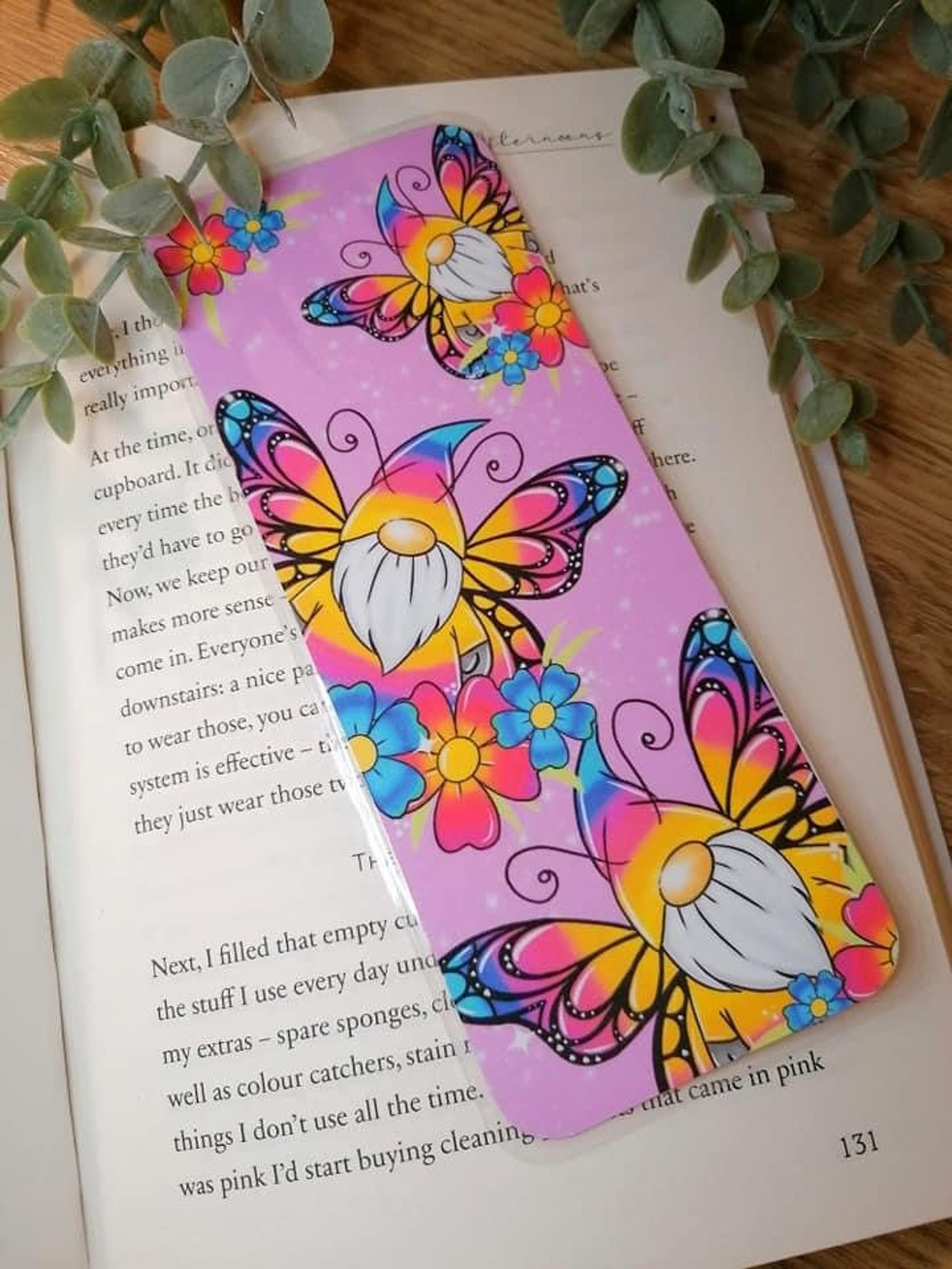 Butterfly Gonk Gnome Bookmark Design Clip Art Png File for Sublimation ...