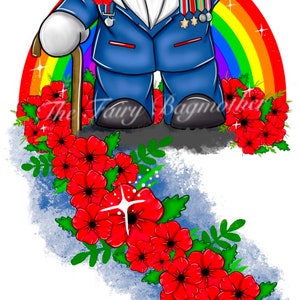 Veteran Gnome Gonk Bookmark Png Clip Art File for Sublimation - Etsy UK
