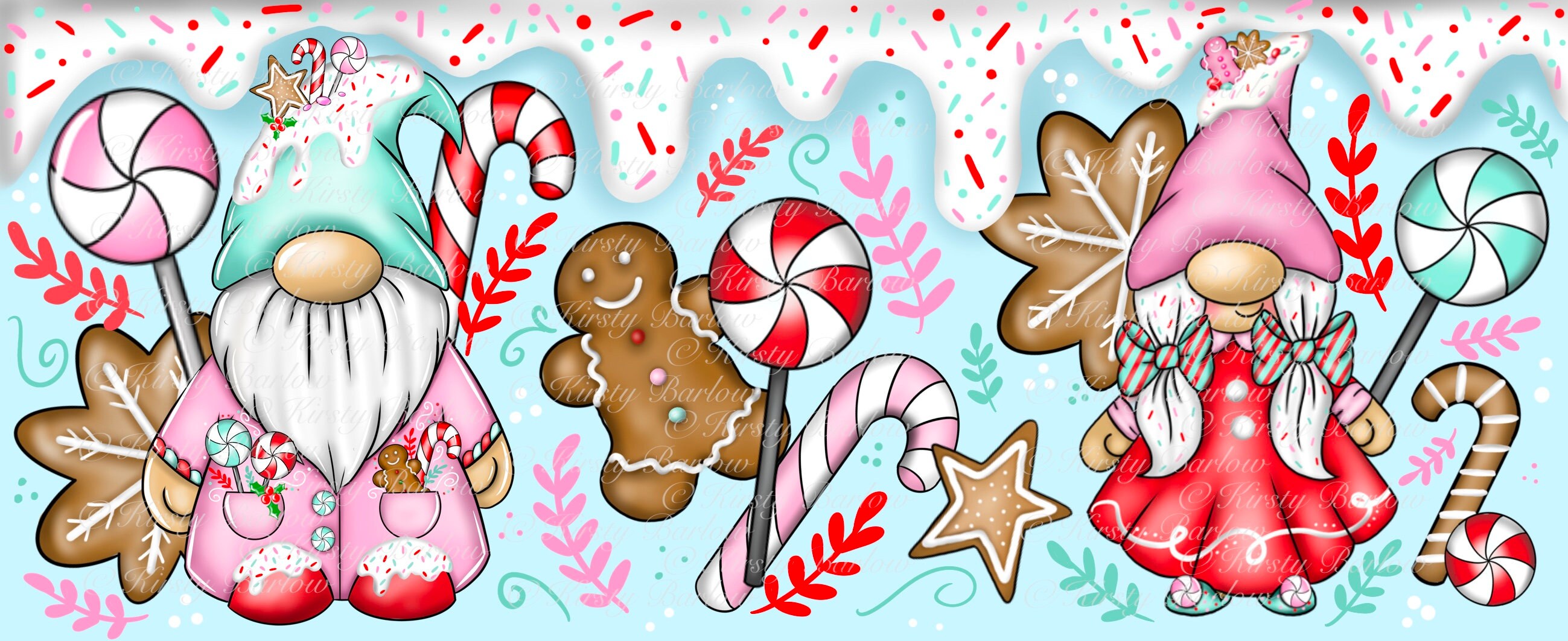 Gingerbread Hot Chocolate Christmas Eve Gonk Gnome Candy Cane - Etsy UK